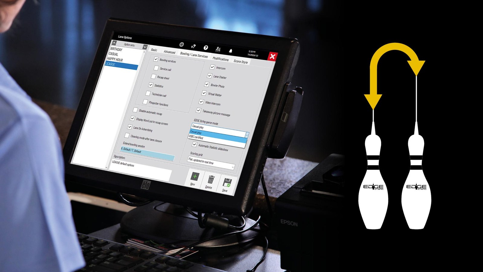 EDGE String Pinspotter - QubicaAMF Bowling products