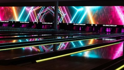 QubicaAMF: Neoverse Immersive LED Wall for a bowling center