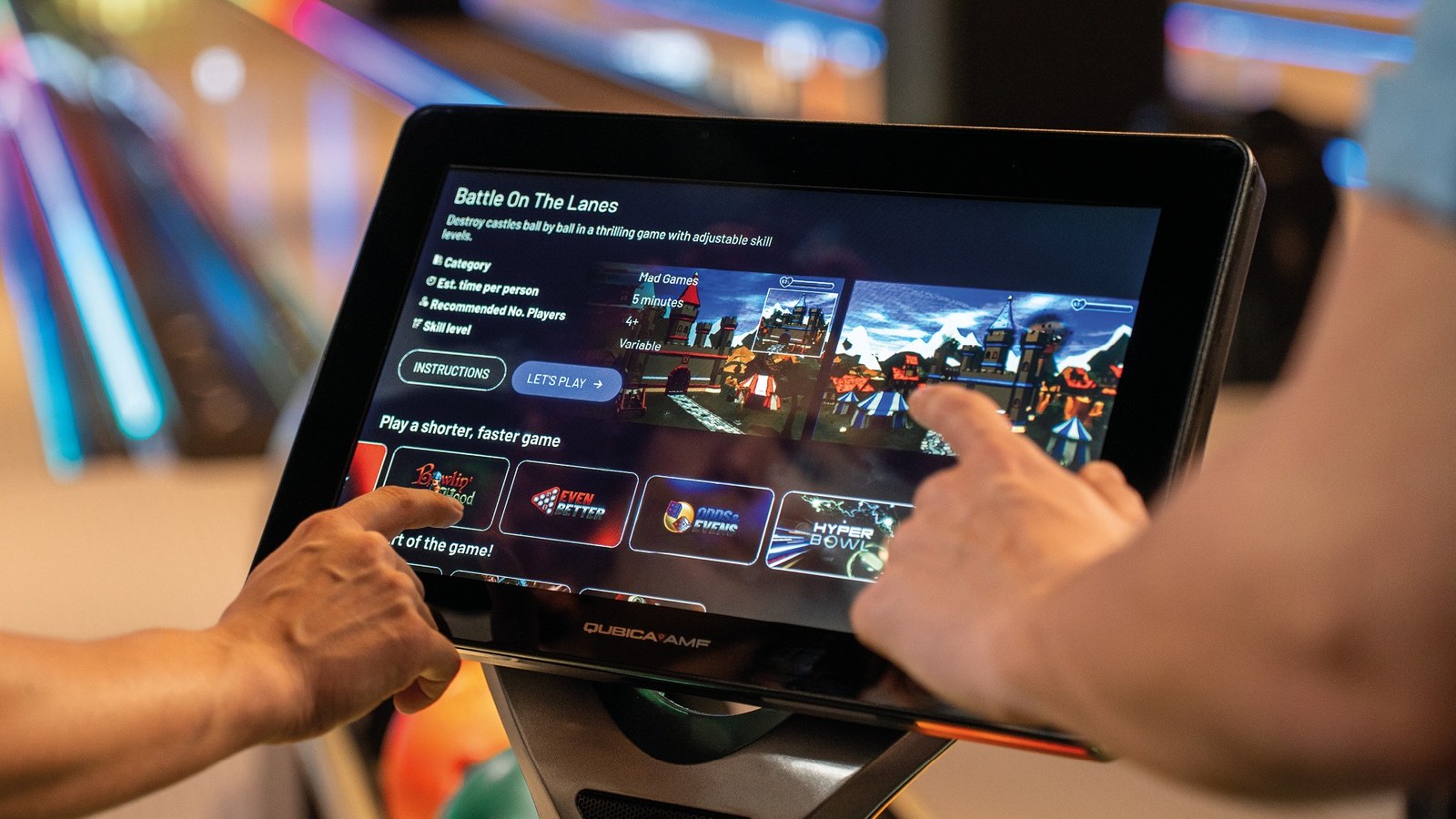 Bowler Consoles - QubicaAMF Bowling Products